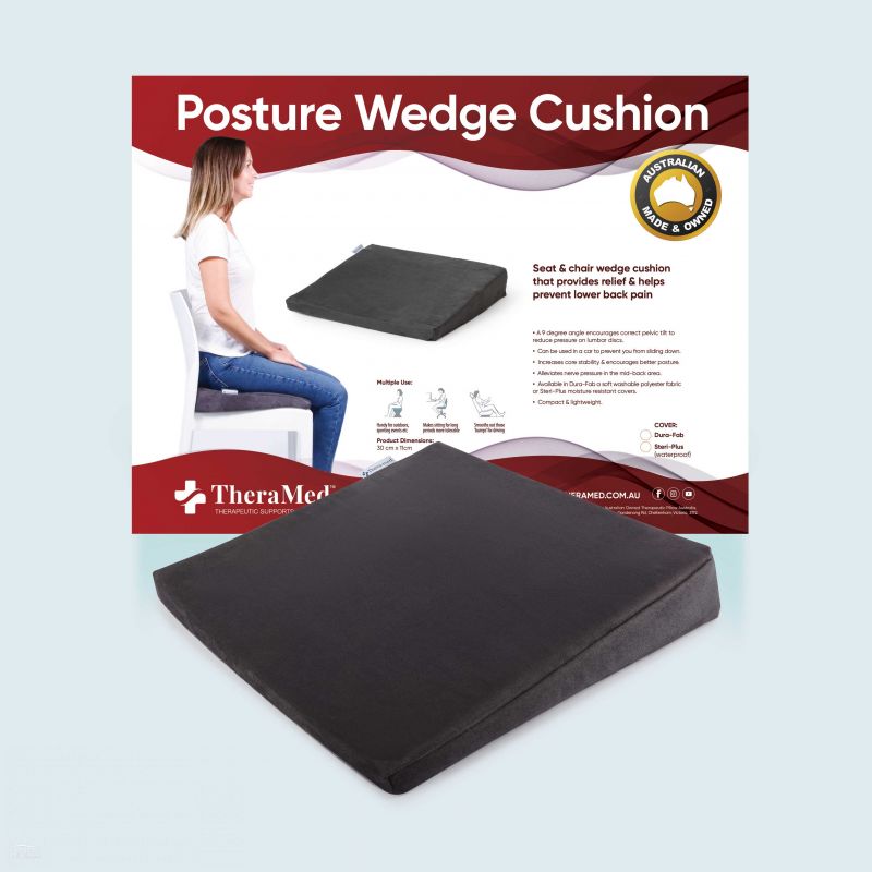 THERAMED POSTURE WEDGE SEAT CUSHION – My Posture Store